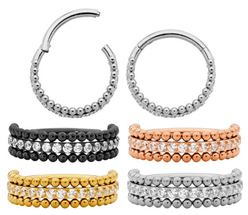 365 Sleepers | Hinged Segment Rings & Sleepers